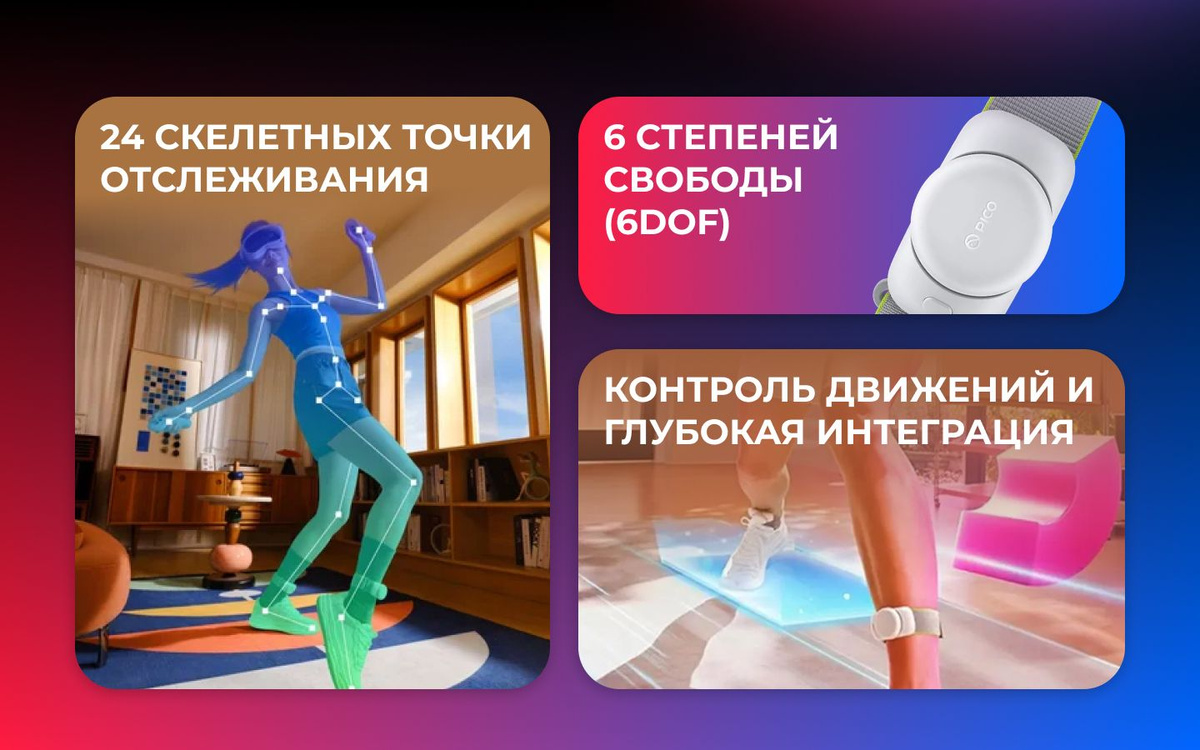 VR-аксессуар Pico Трекеры отслеживания движения - купить по выгодным ...
