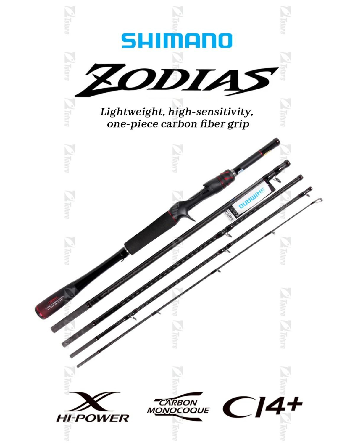 SHIMANO ZODIAS 166M-2 cast 102g 1.98M Стержень Luya из 2 секций купить c доставкой на OZON по ...