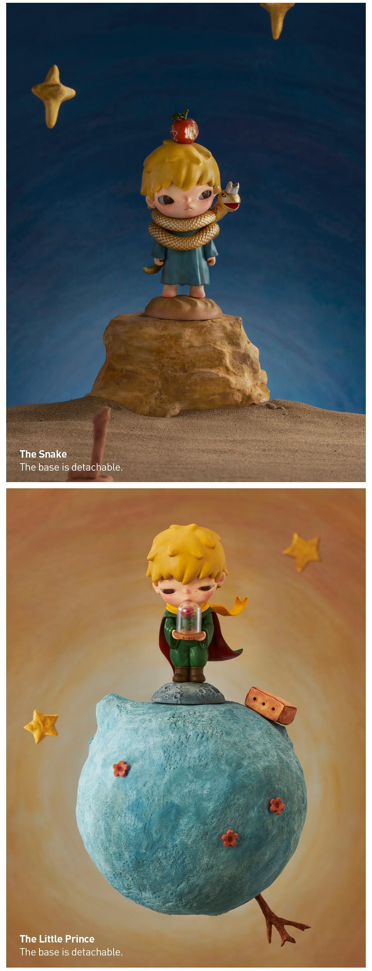 Коллекционная POP MART Hirono x Le Petit Prince Series Figures пакет с ...