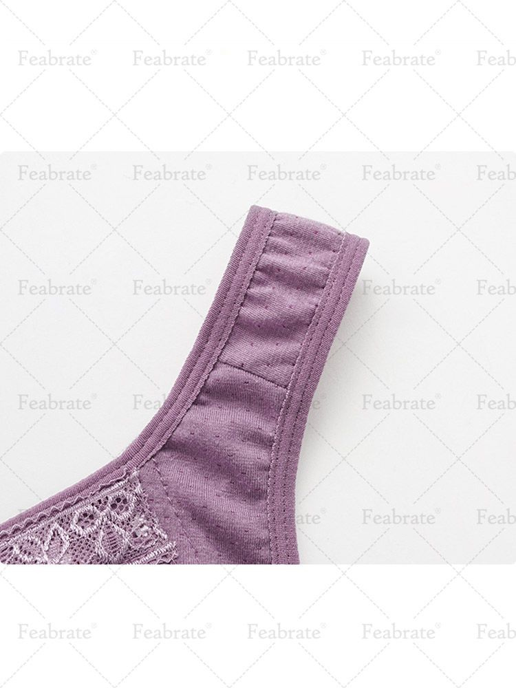 Бюстгальтер Женский Feabrate бралетт, размер 56 зеленый Хлопок Повседневный Китай Кнопки Кружево ...