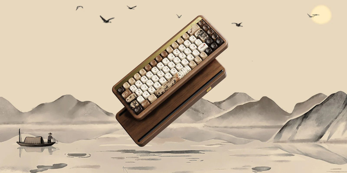 Игровая клавиатура беспроводная Akko MU01 "Горное уединение ...