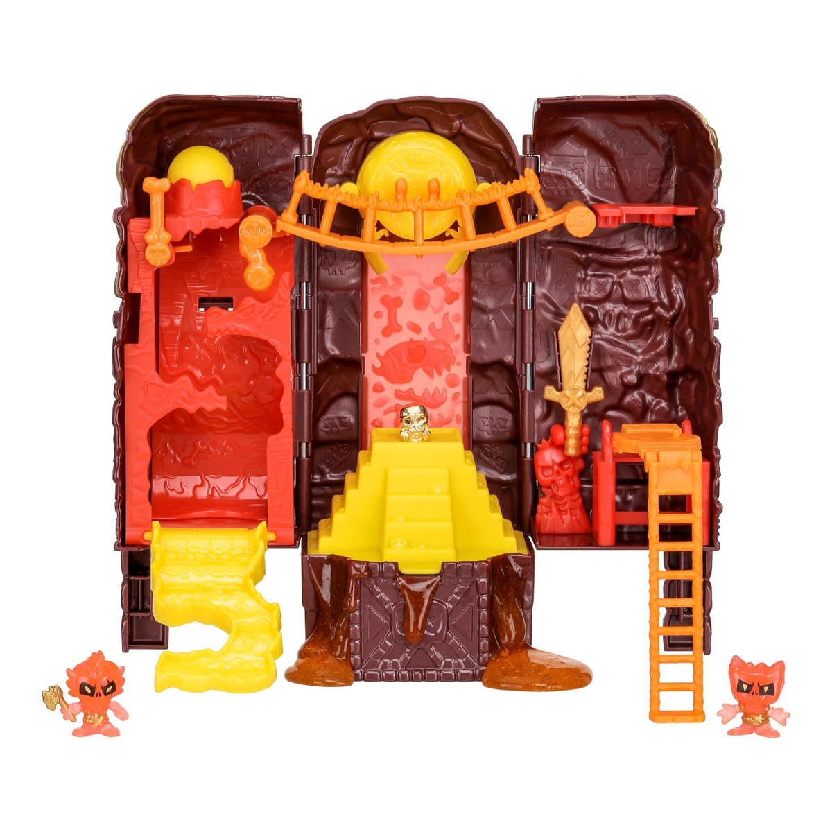 Treasure X Lost Lands Skull Island Swamp Lava Frost Tower Playset, 15 ...