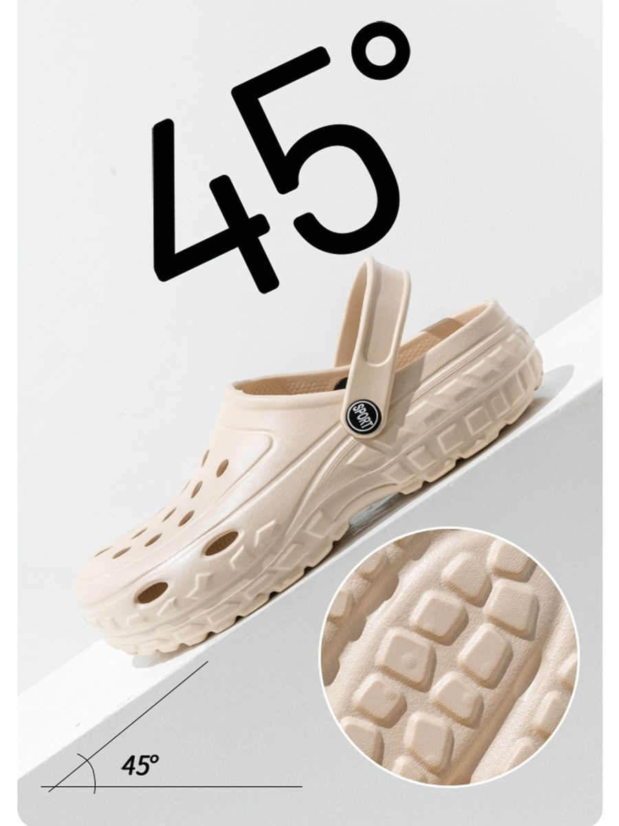 Сабо Мужской, Женский EVA T (узкая), размер 44, 45 Перфорация Платформа Перфорация Китай Да ...