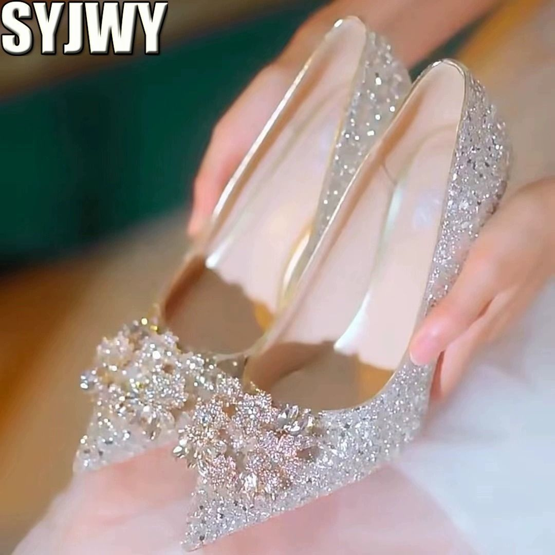 Туфли Женский SYJWY, размер 38 Шпилька Без застёжки Закрытый нос, Заострённый нос купить c ...