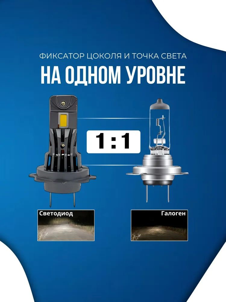 Лампа автомобильная OEM 12.8 В, 2 шт. HB-H7-4300-558 купить c доставкой ...