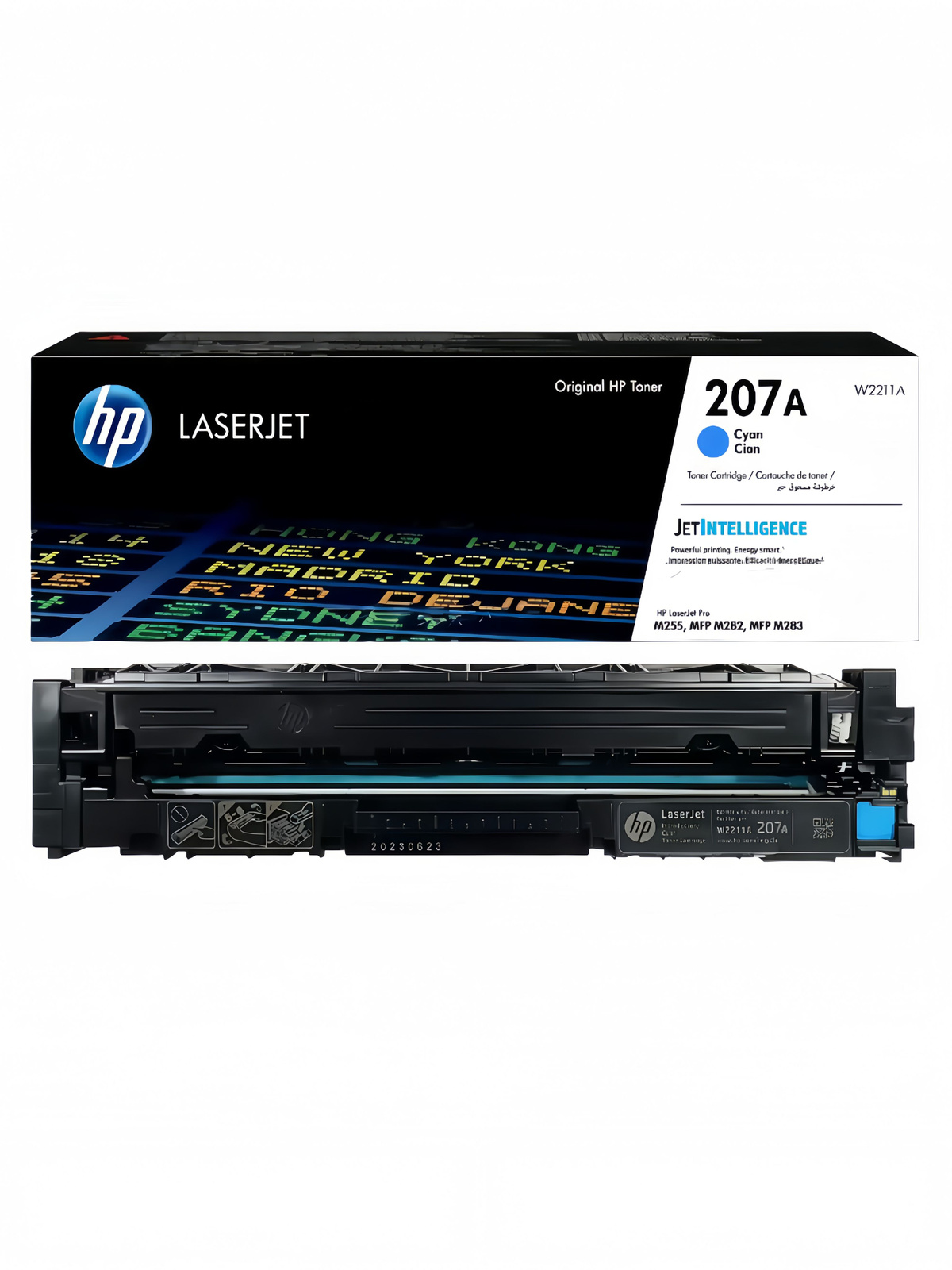 Комплект картриджей HP 惠普207A, Черный (black), для лазерного принтера ...