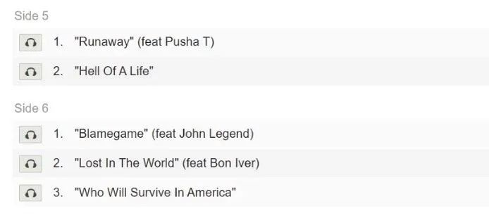 Виниловая пластинка Kanye West My Beautiful Dark Twisted Fantasy 3LP ...