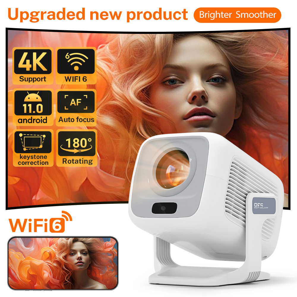 WEMI Проектор для фильмов projector , 1LCD, белый купить на OZON по ...