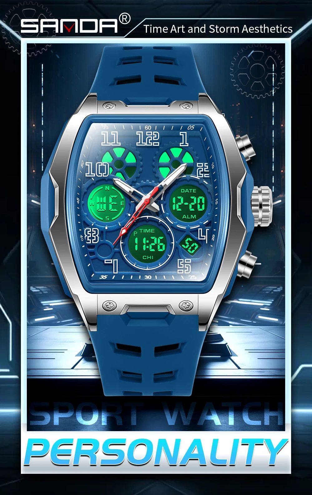 SANDA Часы наручные Кварцевые купить на OZON по низкой цене (3130563664)