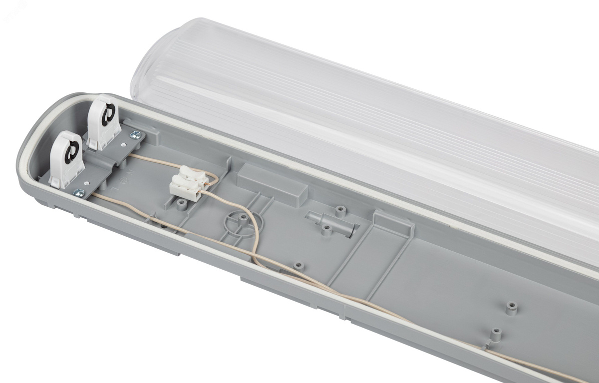 Светильник SPP-103-0-002-120 под 2 лампы LED T8 1200мм 2xG13 транзитный ...