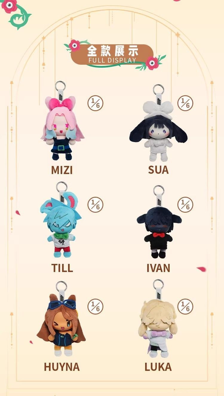 HYUNA-NEW ALIEN STAGE Брелок Plush / Rabbit Series Vinyl Wool Blind Box ...