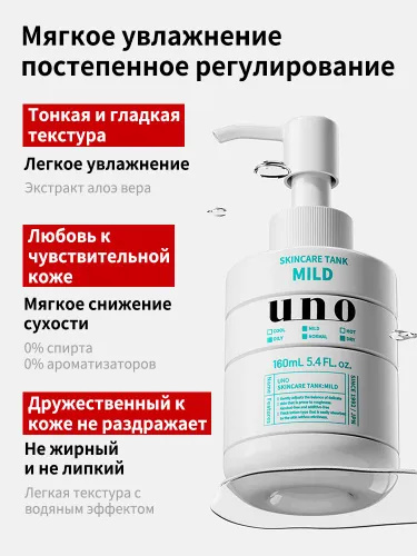 Shiseido UNO Men's Dry Skin Moisturising Lotion 1 флакон. купить на ...