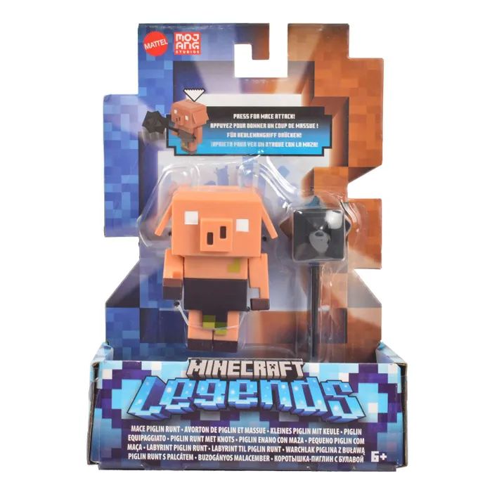 Фигурка Minecraft Legends Mace Piglin Runt GYR79 купить на OZON по ...
