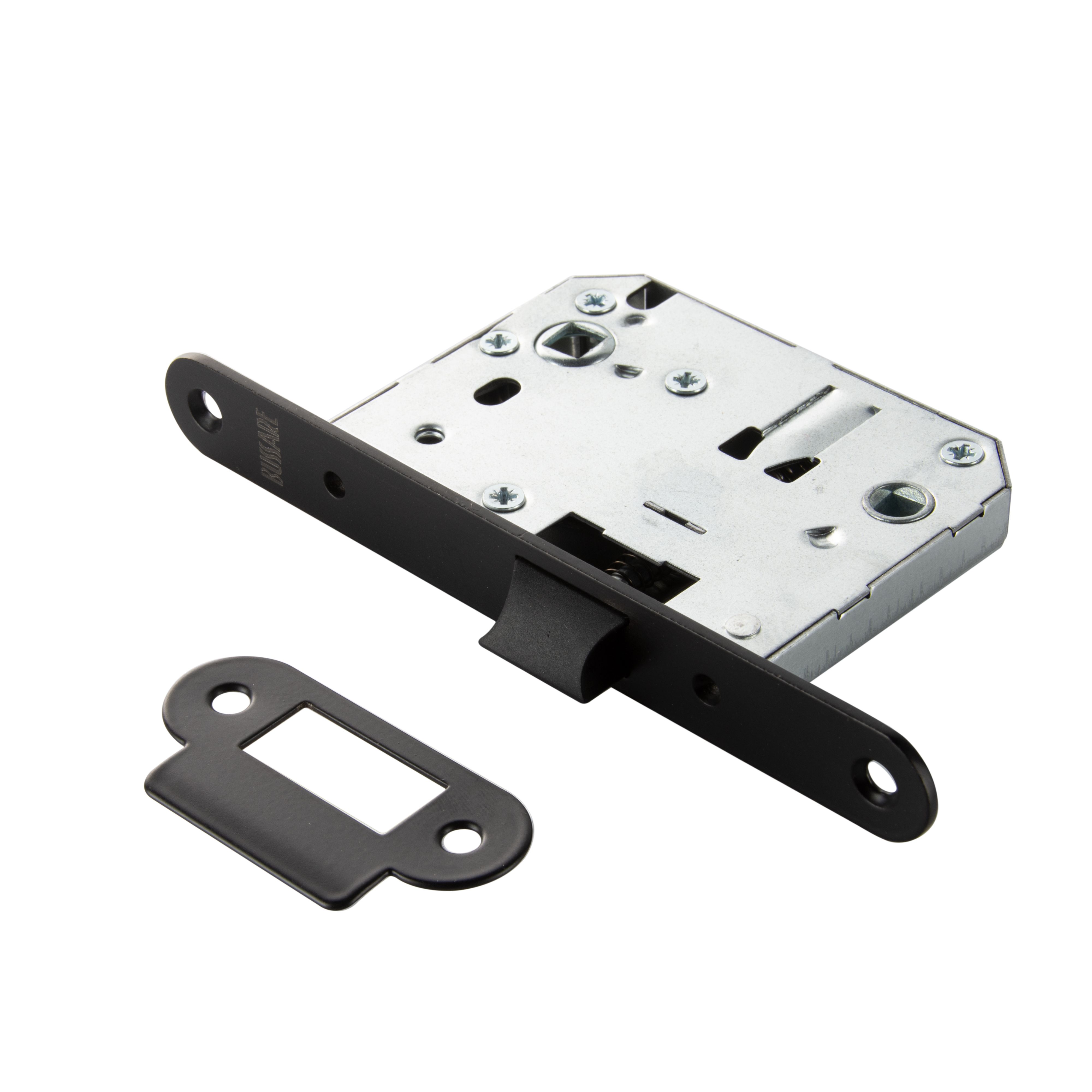 Защелка механическая с пластиковым язычком BUSSARE PLAST 50/70 BLACK ...