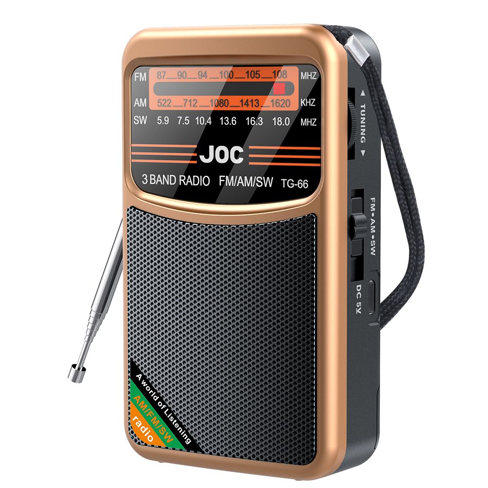 радиоприёмник TG66 с FM, AM и КВ диапазонами купить на OZON по низкой ...
