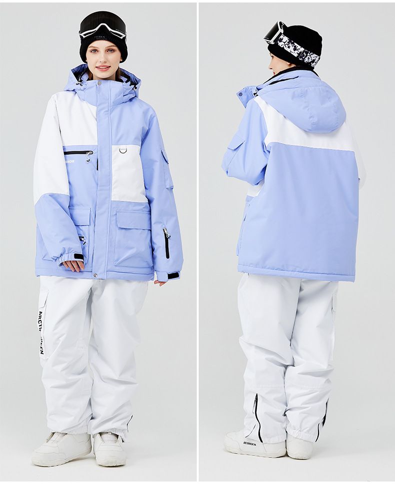 Комплект верхней одежды Мужской, Женский ARCTIC QUEEN Погоны, Капюшон круглый Зима, размер 48 ...