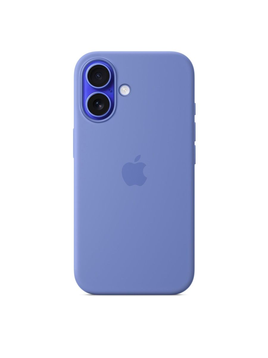Чехол силиконовый МagSafe для iPhone 16 Periwinkle с анимацией NFC ...