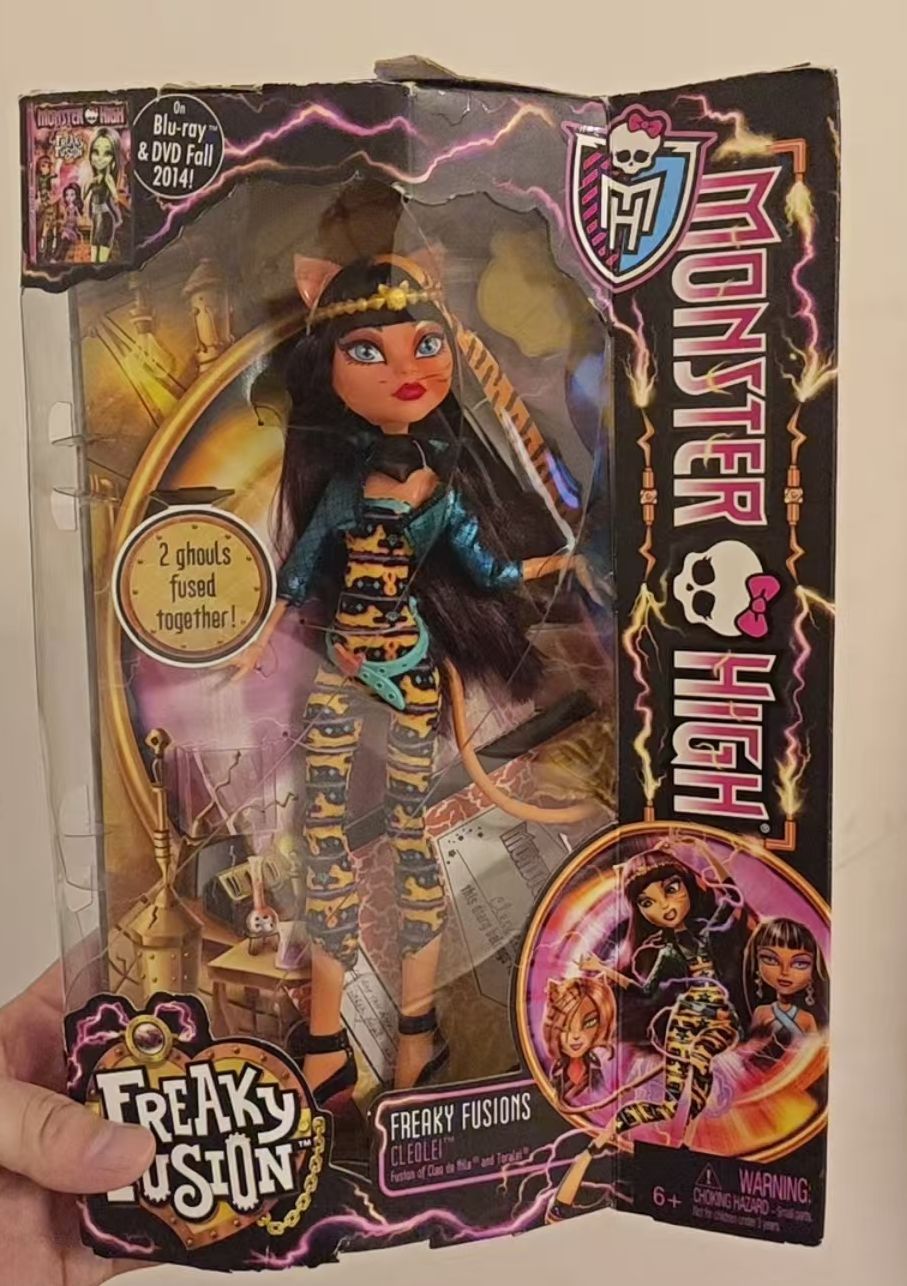 Monster High,Fashion Doll,Freaky Fusion Cleolei Doll,С коллекционной ...