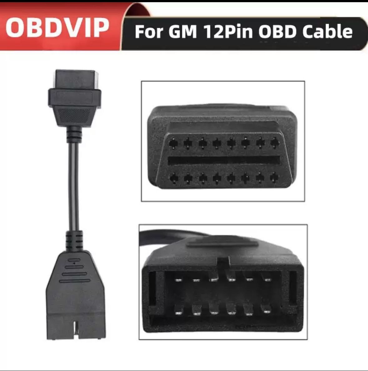 Переходник для автосканера с GM 12 pin на OBD2 16 pin, адаптер ...