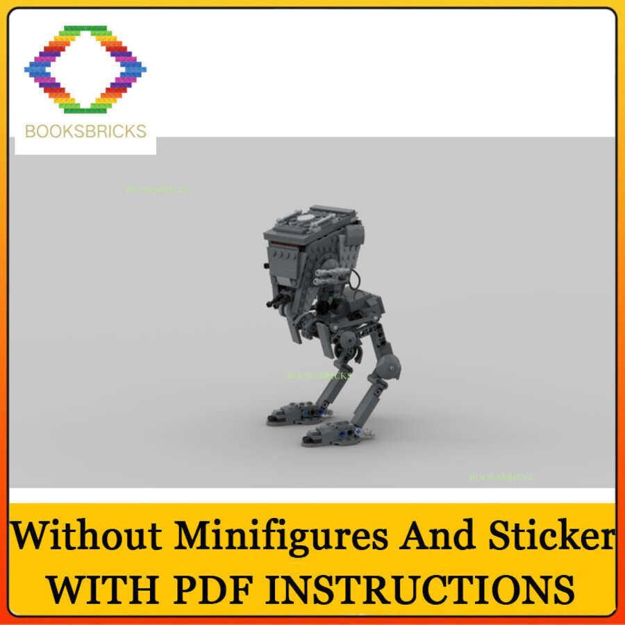 350шт. Конструктор Articulated First Order AT-ST Набор строительных ...
