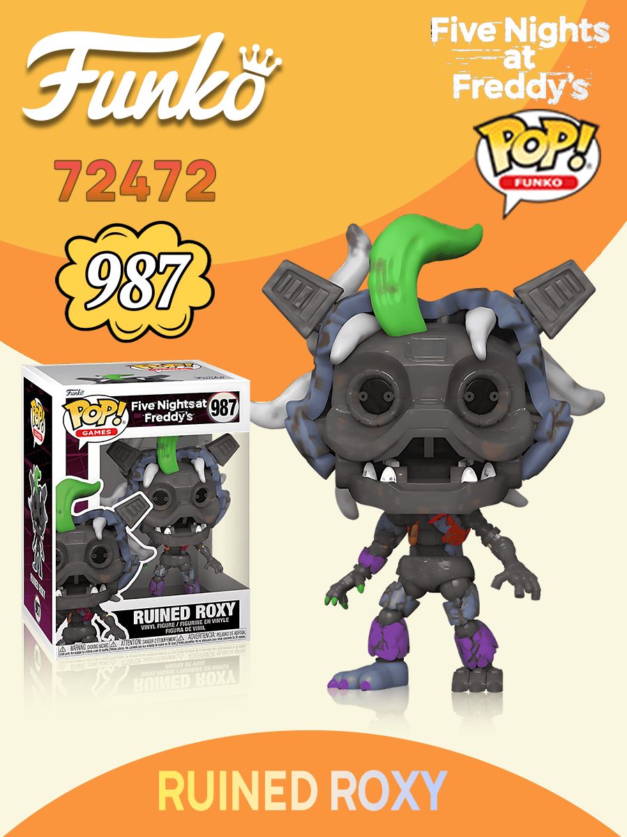 Фигурка Funko POP! Games FNAF Security Breach Ruin Ruined Roxy (987 ...