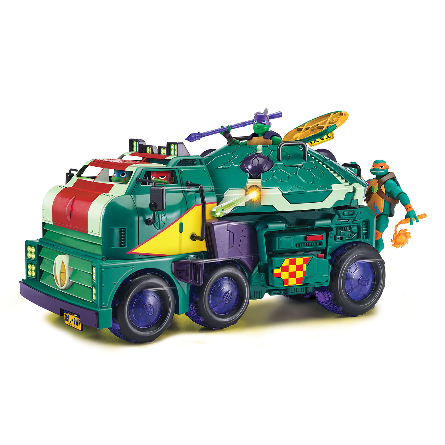 Игровой набор Playmates TOYS ROTMNT Танк Майки 82521, с фигуркой Майки ...