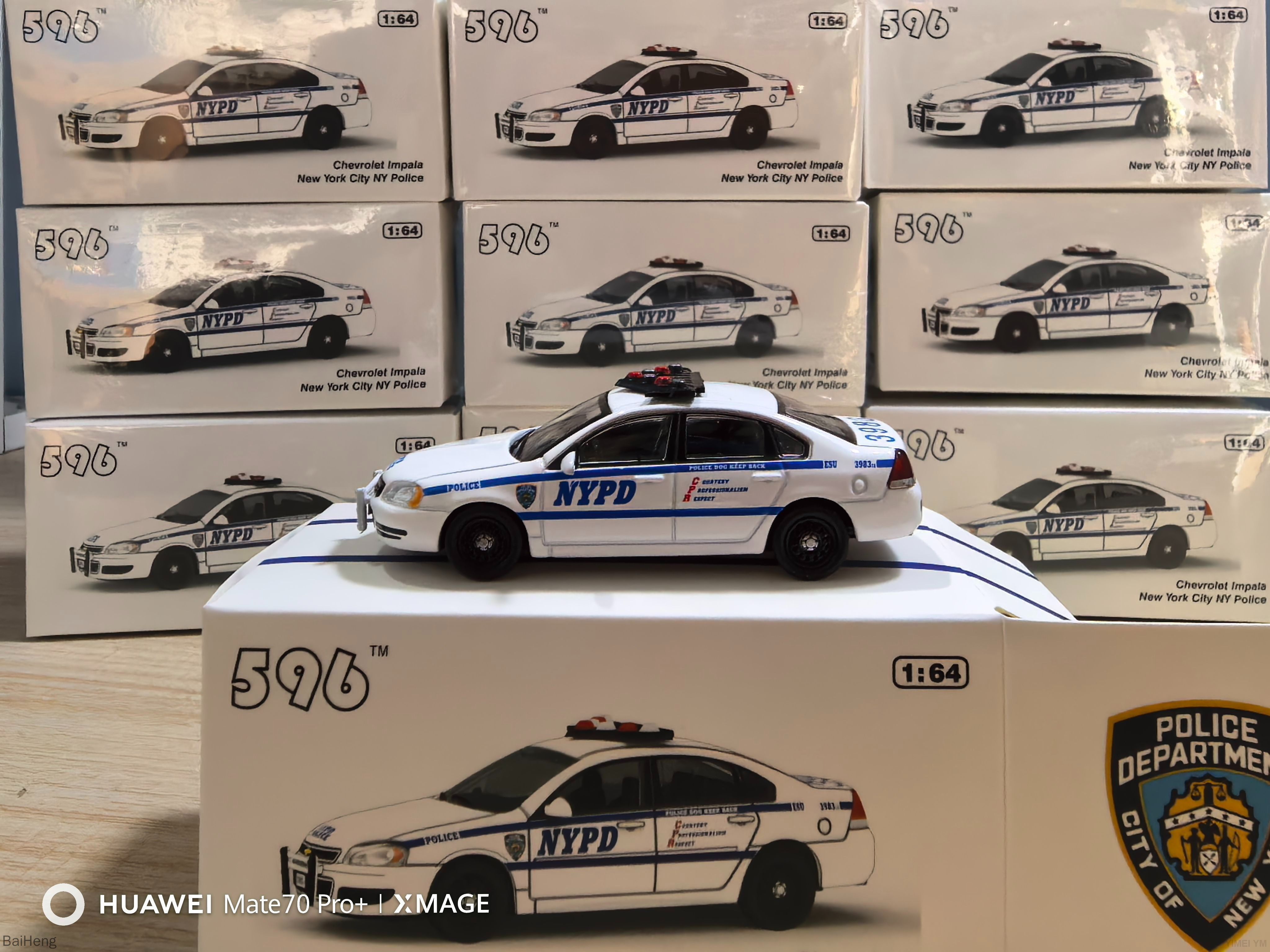 Машинка 596 model 1:64 Chevrolet Impala New York NYPD police car livery ...