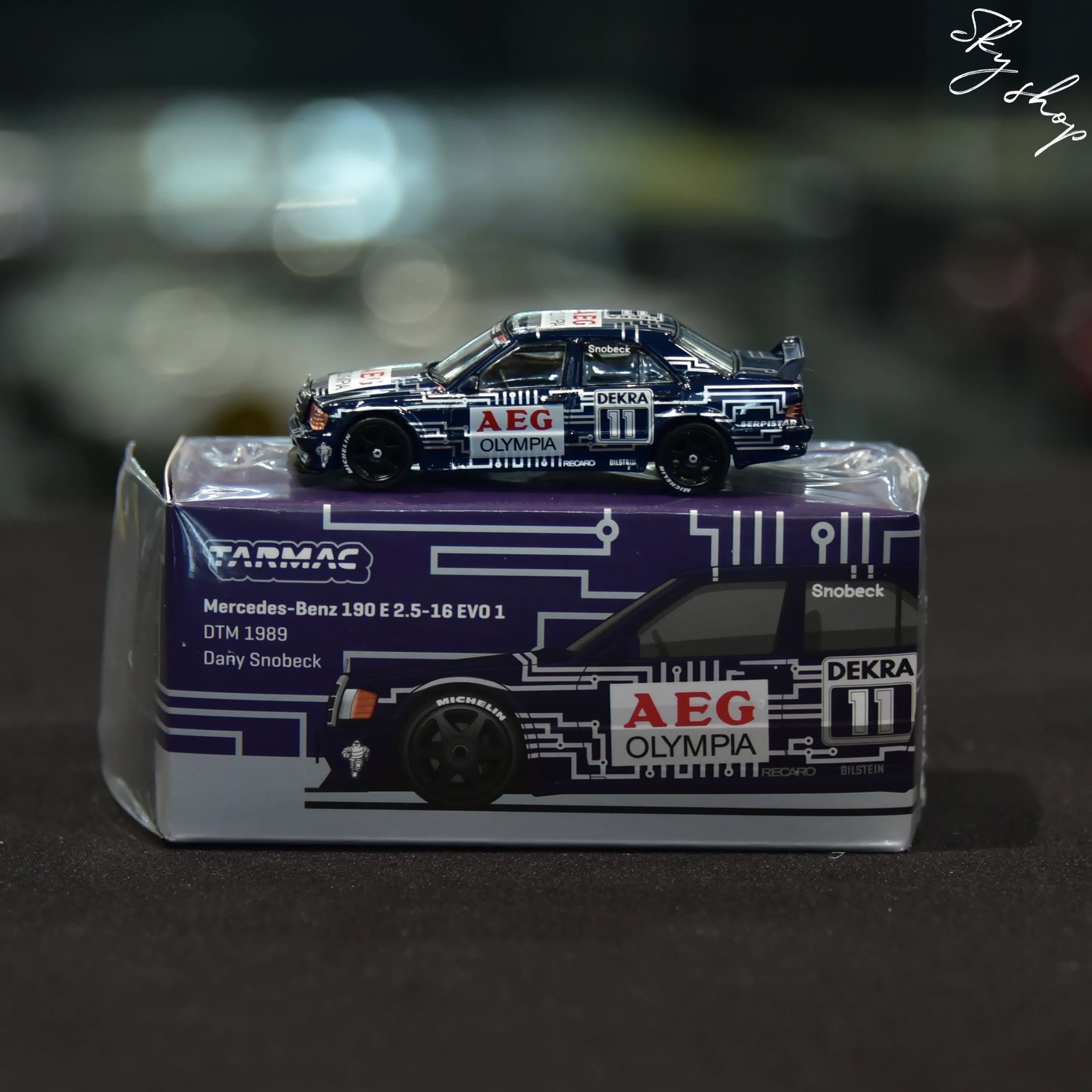 Машинка Tarmac works 1:64 Mercedes-Benz 190E 2.5-16 EVO 1 DTM 1989 ...