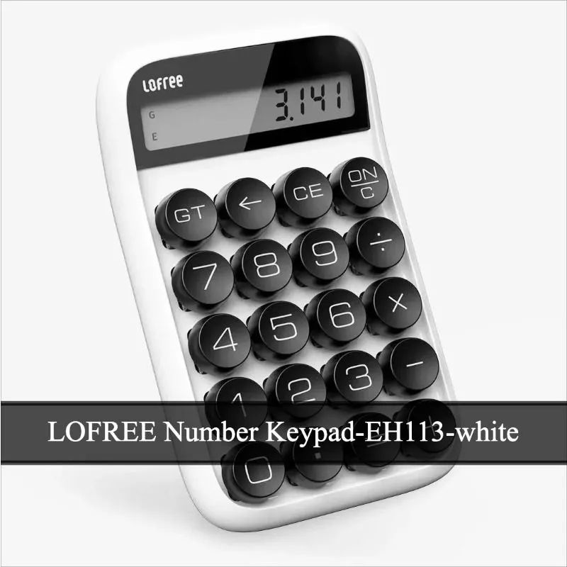 LOFREE Number Keypad-EH113 Калькулятор ретро-моды с цифровой ...