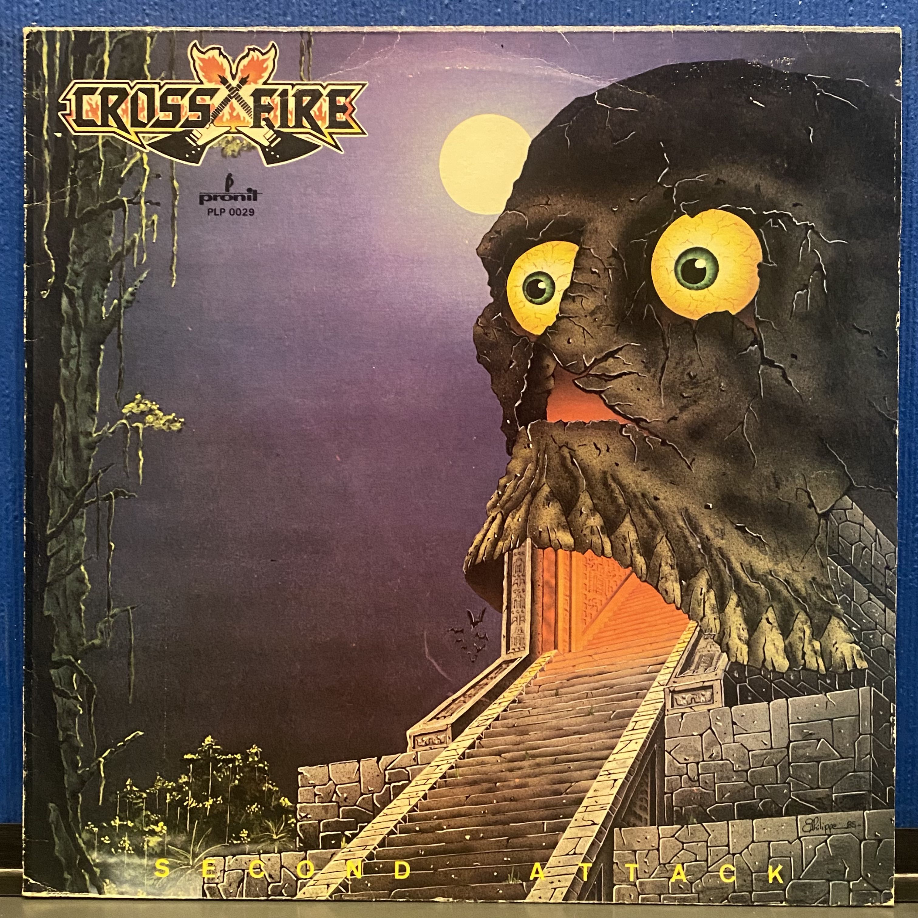 Crossfire. Second Attack. NM ПЕРВЫЙ ПРЕСС! 1988 LP Виниловая пластинка ...