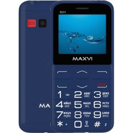 Мобильный телефон Maxvi B231 Blue купить на OZON по низкой цене ...