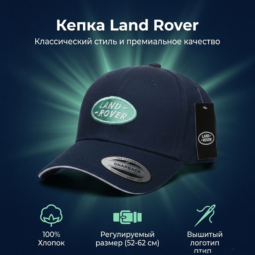 Бейсболка для рыбалки и охоты Land Rover Серия F1 2026 купить на OZON ...