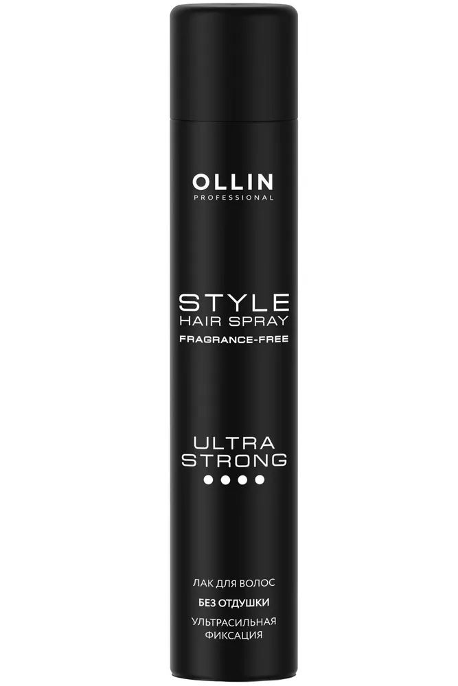 OLLIN PROFESSIONAL Лак для волос ультрасильной фиксации STYLE без ...
