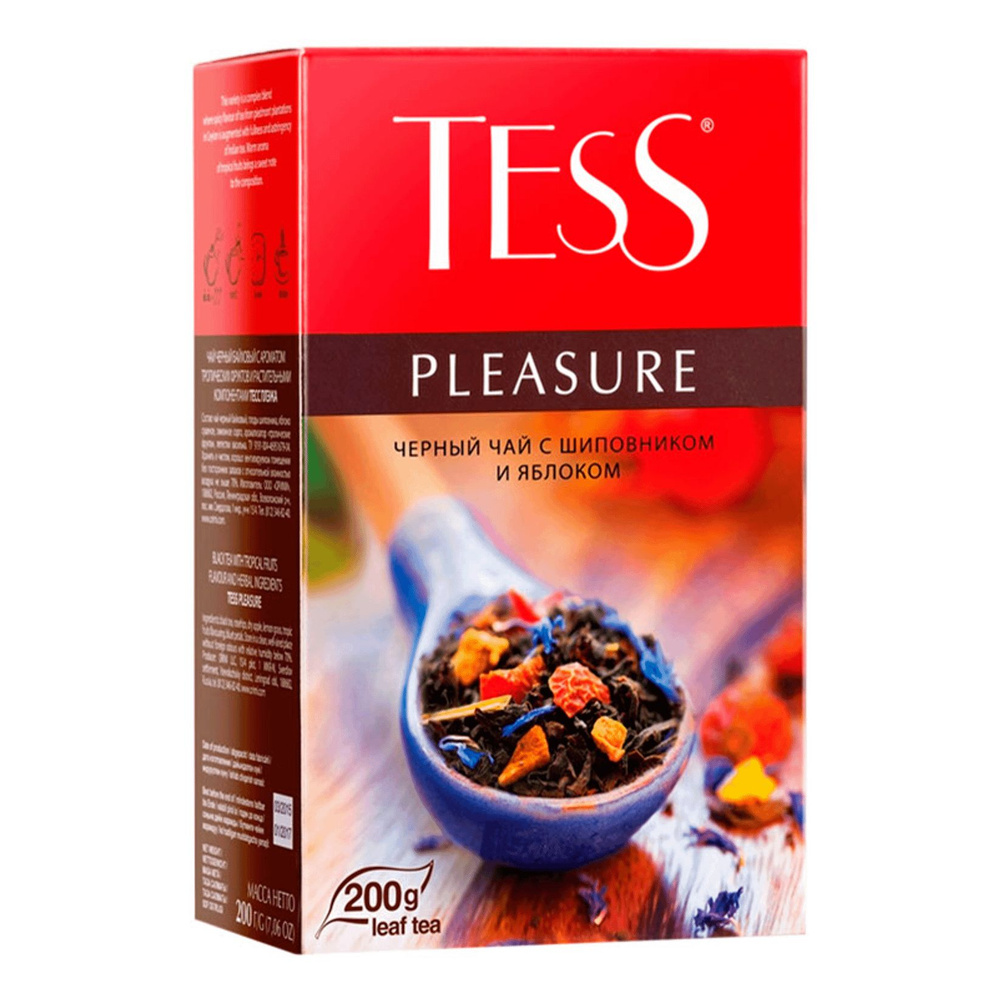 Чай черный Tess Pleasure листовой 200 г - купить с доставкой по ...