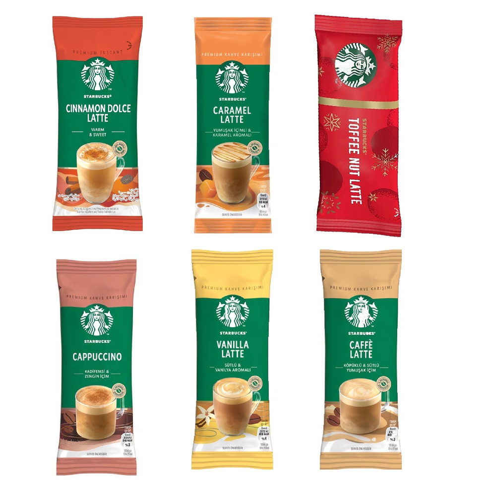 Кофе растворимый starbucks в пакетиках, набор из 6 шт. - купить с ...