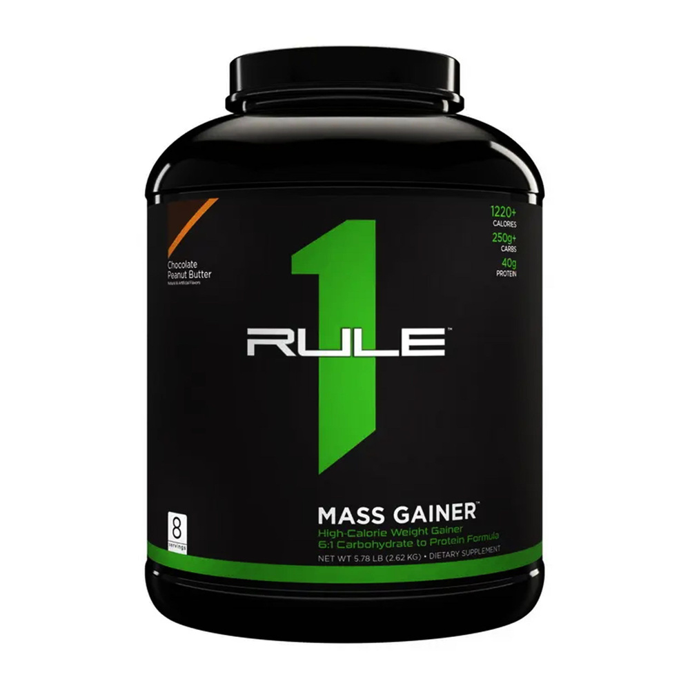 Гейнер Rule 1 Mass Gainer 2620г Шоколадно-арахисовое масло - купить с ...