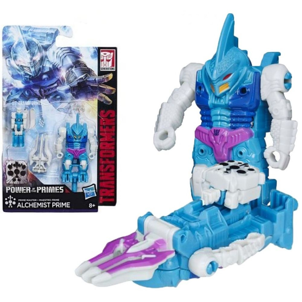 Трансформеры Hasbro Игрушка Power Of The Primes Alchemist Prime 8cm/5cm ...