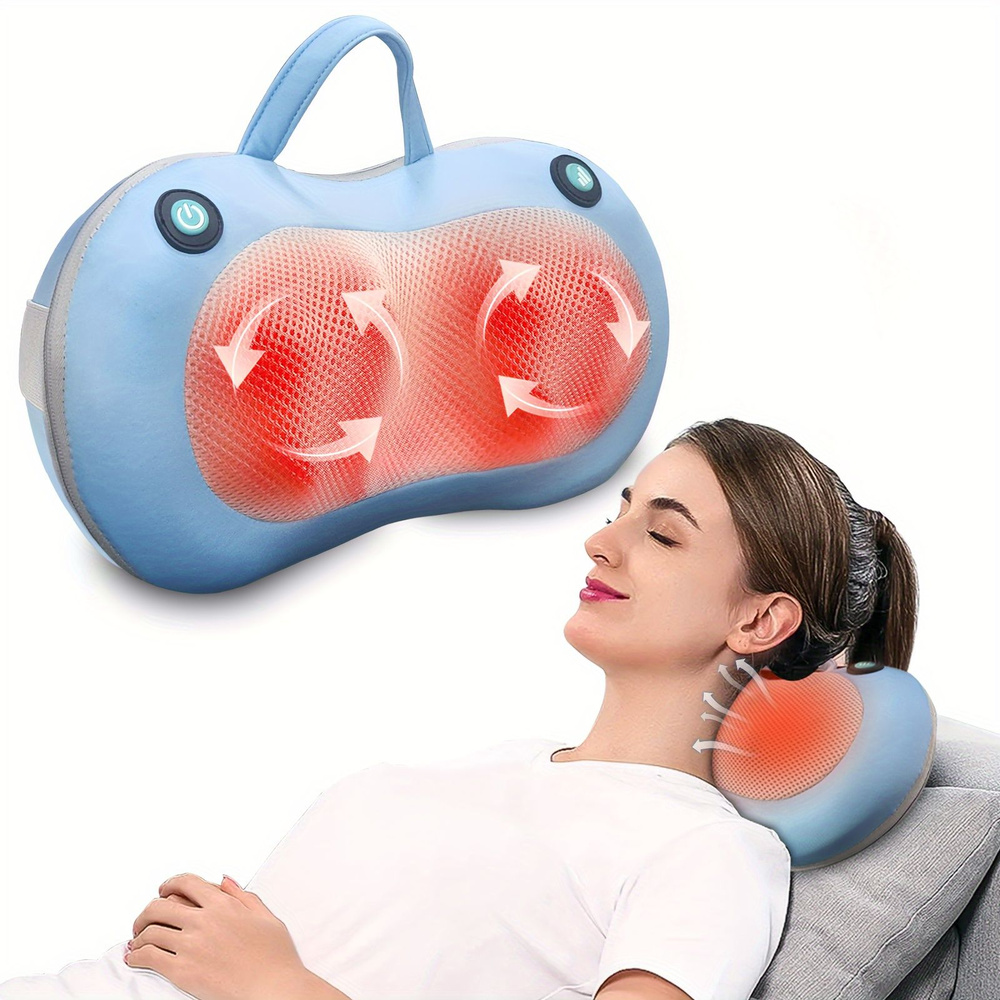 Многофункциональный шейный массажист, подушки для шеи и портативный ...