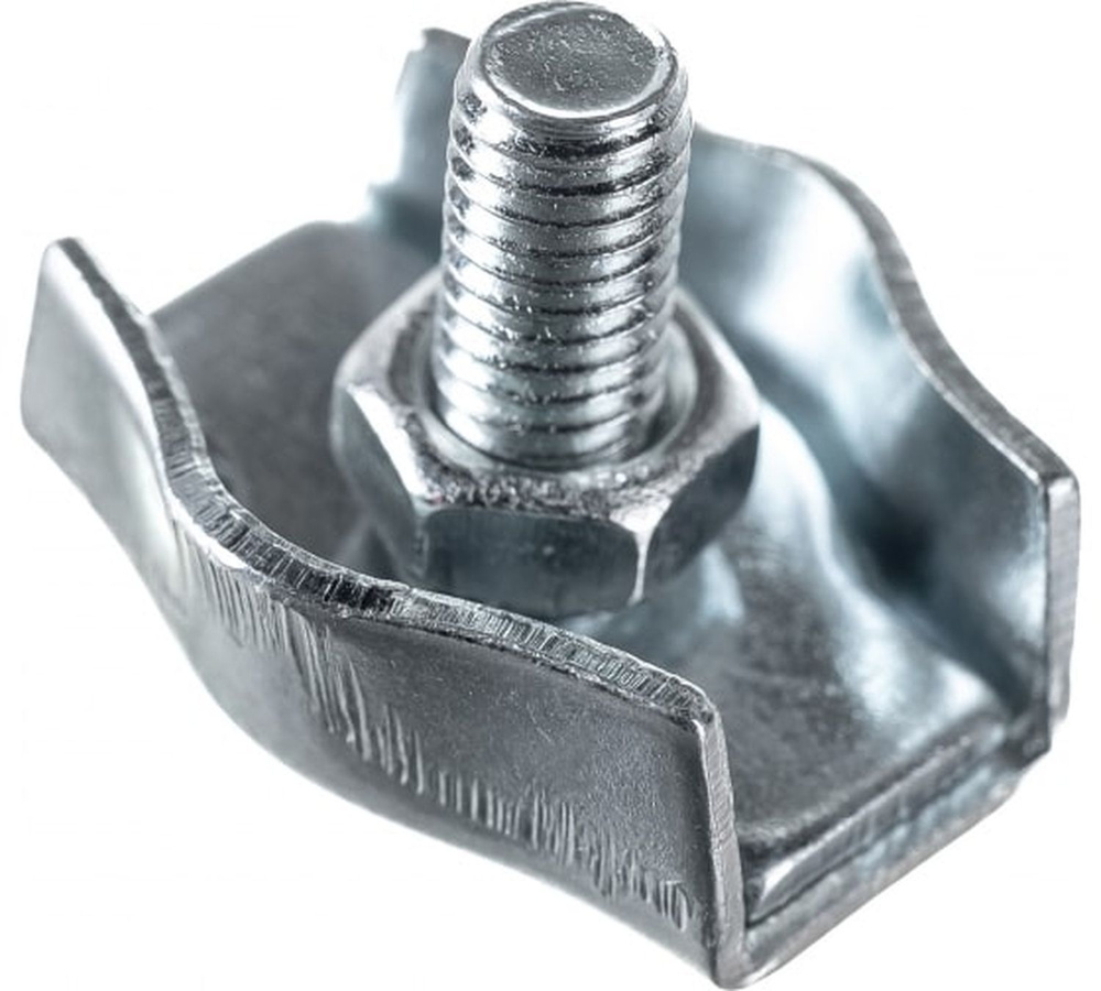 Зажим для троса одинарный 4мм Simplex оцинкованный simplex-4 Крепдил - купить по выгодной цене в ...