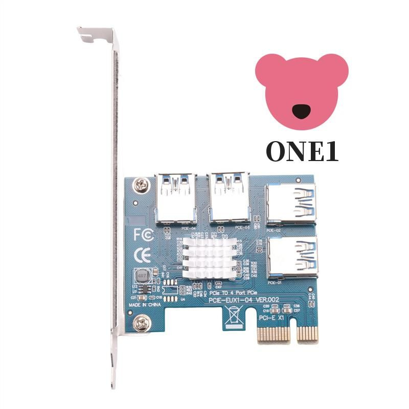 Множитель Карты PCI Express PCIE От 1 До 4 USB GPU X1 X16 PCI-E Riser ...