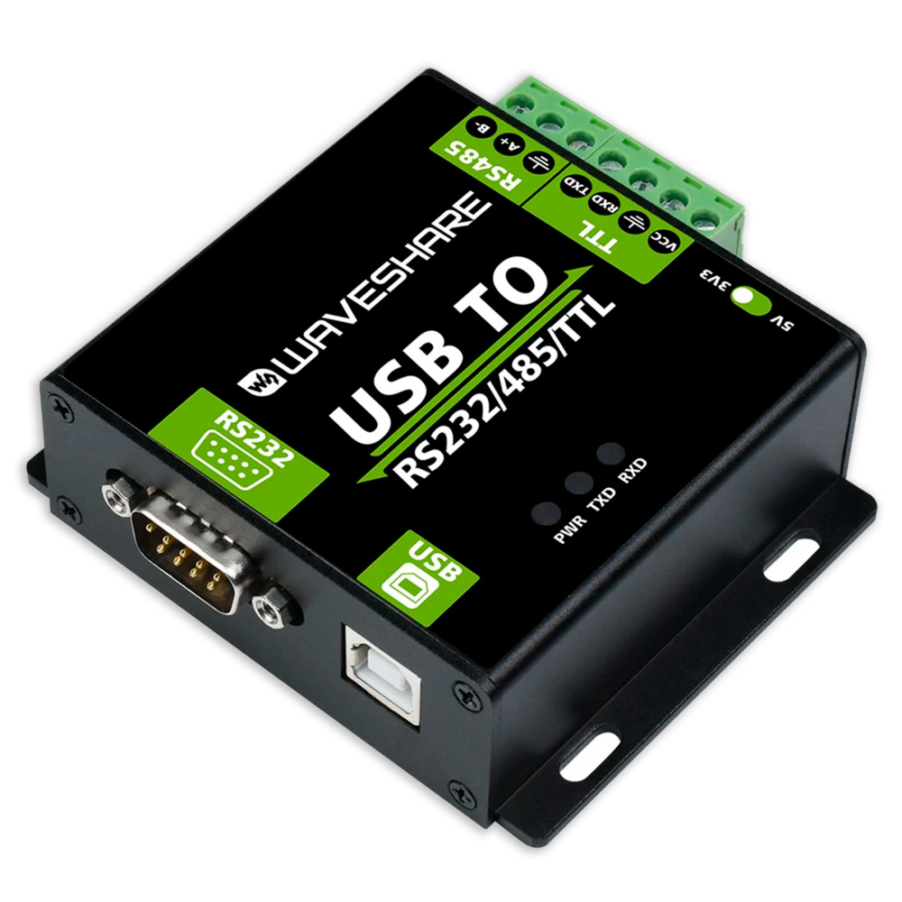 Преобразователь интерфейсов Waveshare USB TO RS232/RS485/TTL - купить с ...