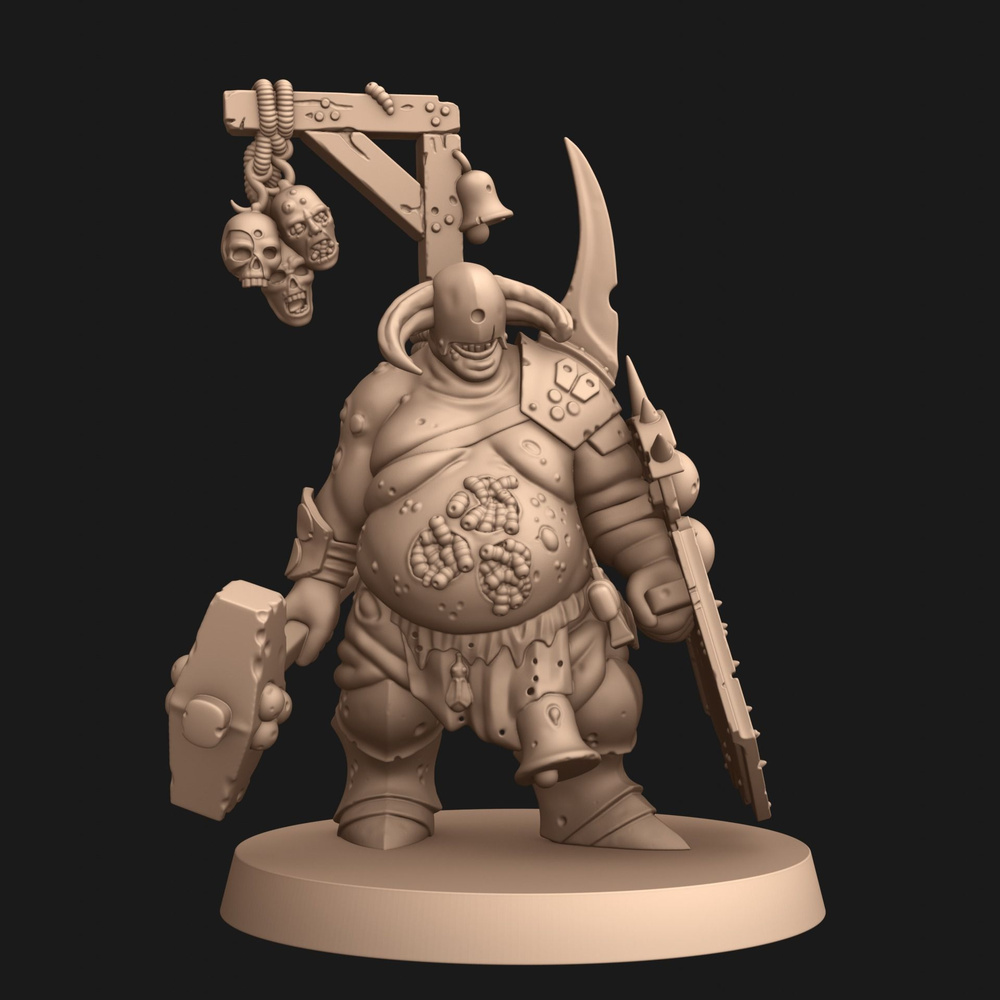 Maggotkin of Nurgle: Lord of Blights/ Warhammer Age of Sigmar/ высота ...