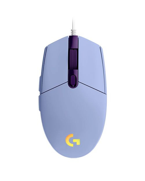 Мышь Logitech компьютерная Mouse wired G102 LIGHTSYNC, LILAC - купить ...
