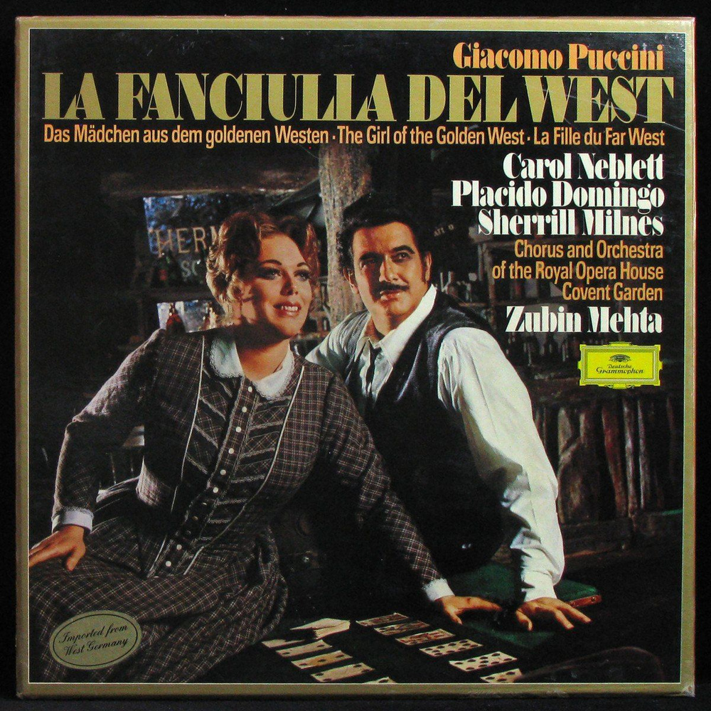 LP Zubin Mehta - Puccini: La Fanciulla Del West (3LP Box, + booklet) (винил) (341340) - купить с ...
