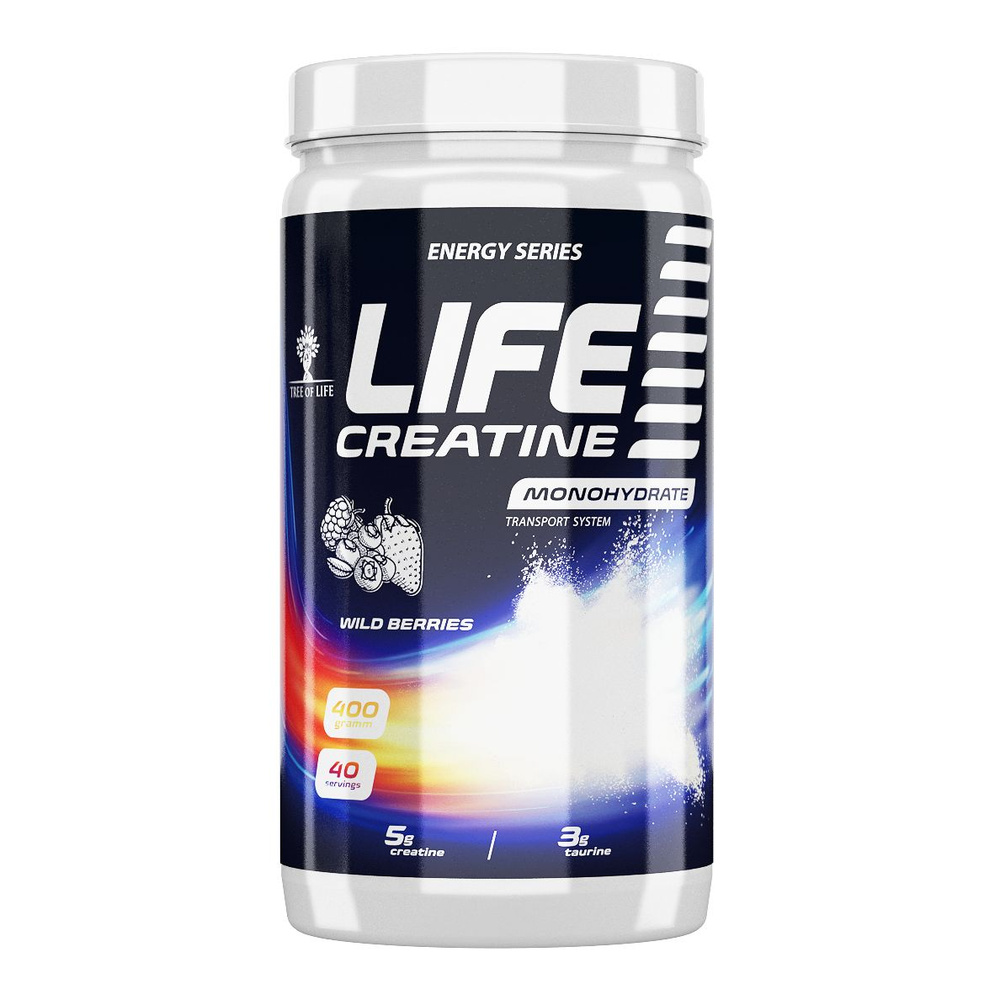 Спортивное питание, Креатин, Tree of Life Life Creatine, 400 г - купить ...