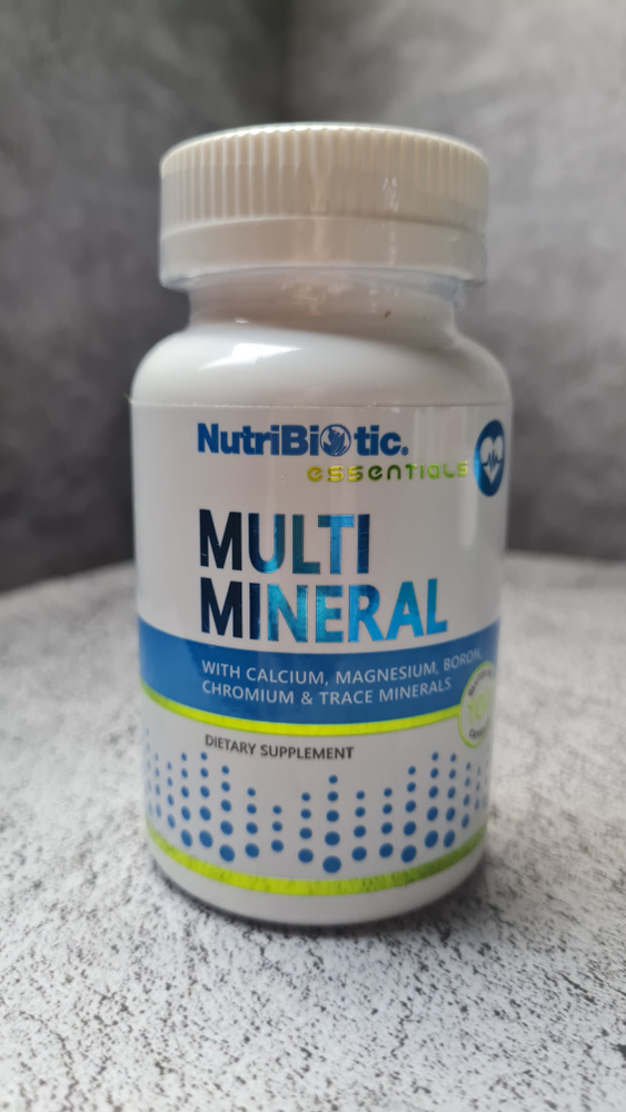 NutriBiotic Essentials Multi Mineral 100 capsules, НутриБиотик ...