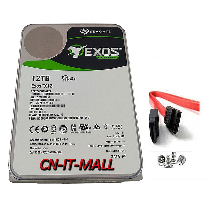 12 ТБ Внутренний жесткий диск Seagate EXOS (ST12000NM0127/ST12000NM0558 ...