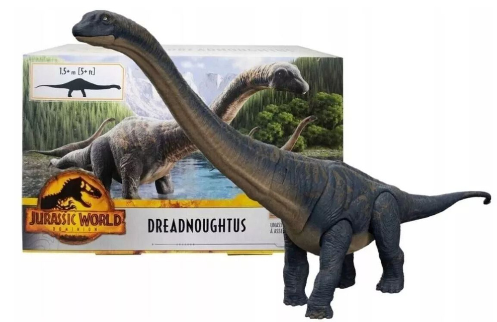 Фигурка Mattel Jurassic world Dreadnoughtus 1,5 HHK92 - купить с ...