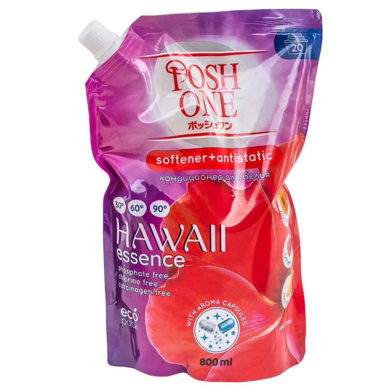 Posh One Кондиционер для белья, Hawaii Essence, 800 мл. - купить с ...