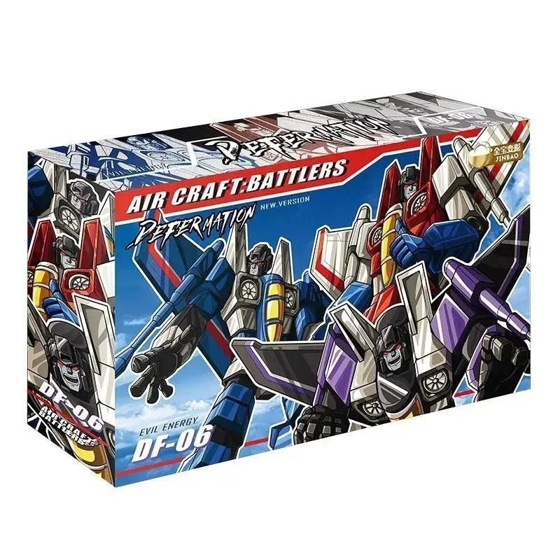 Экшн-фигурки JINBAO starcry Thundercracker Skywarp F15 FG01 DS01 DF06 ...